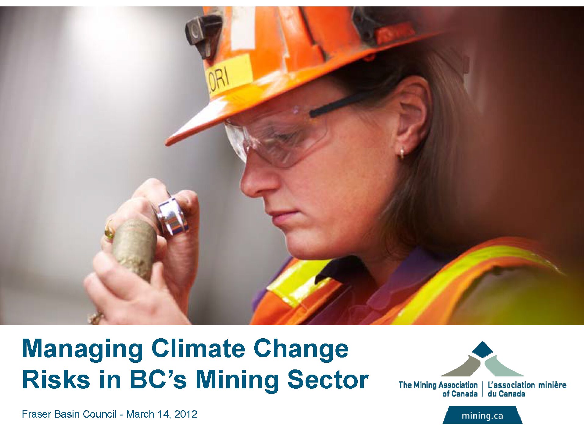 Managing Climate Change Risks in BC's Mining Sector - The Mining ...
