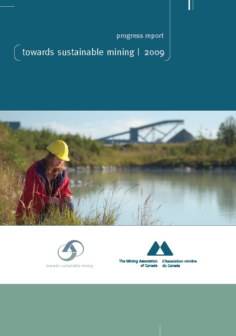 TSM Progress Report 2008-2009 - The Mining Association of Canada
