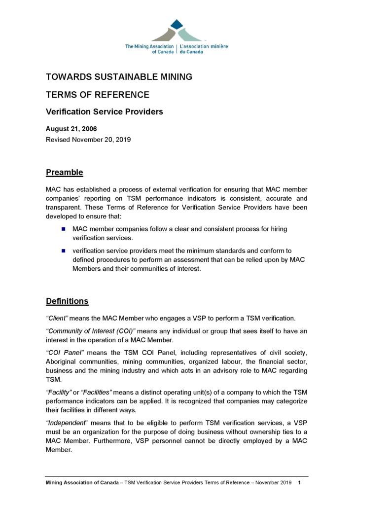 Guidelines for the Assessment of Alternatives for Mine Waste Disposal ...