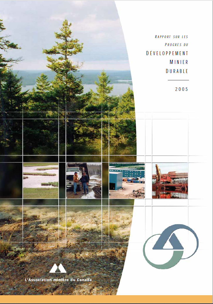 Rapport d'étape VDMD 2005 - The Mining Association of Canada