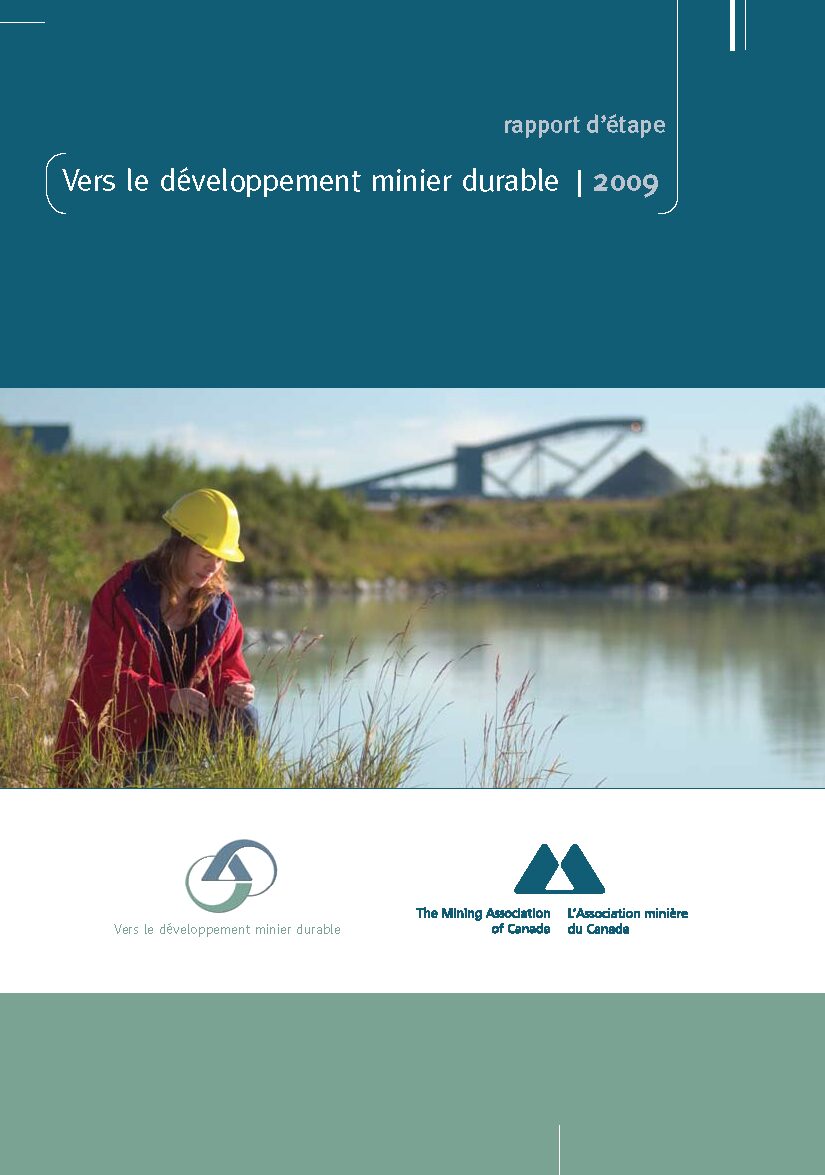 Rapport d'étape VDMD 2008-2009 - The Mining Association of Canada