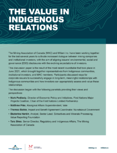 Indigenous Collaboration Archives - The Mining Association of Canada