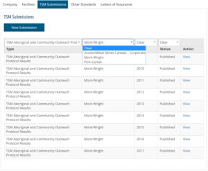 TSM Reporting Database: “How To” Guide – TSM Submissions - The Mining ...